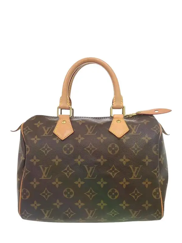 LOUIS VUITTON Monogram Speedy 25 Boston Bag - Brown