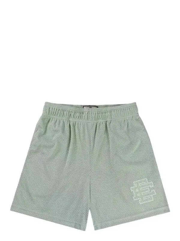 ERIC EMANUEL Logo Print Mesh Shorts - Green