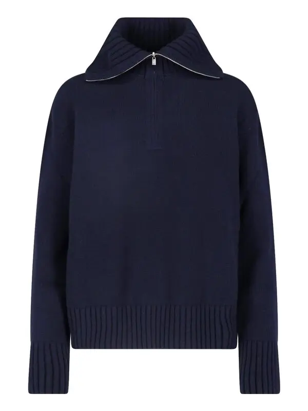 Loro Piana Zip Sweater "parksville - Blue