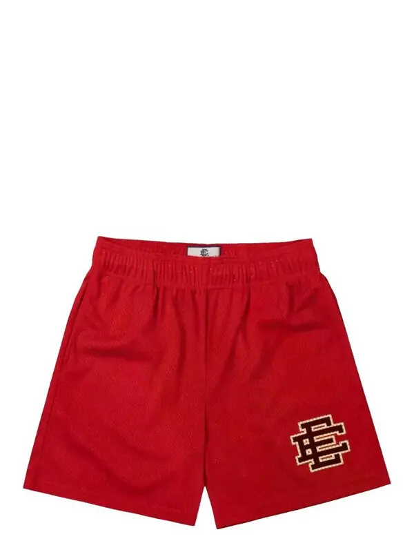 ERIC EMANUEL Basic Logo-print Shorts - Red