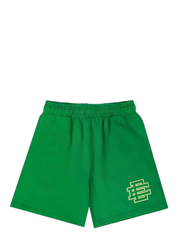 ERIC EMANUEL Basic Logo Print Shorts - Green
