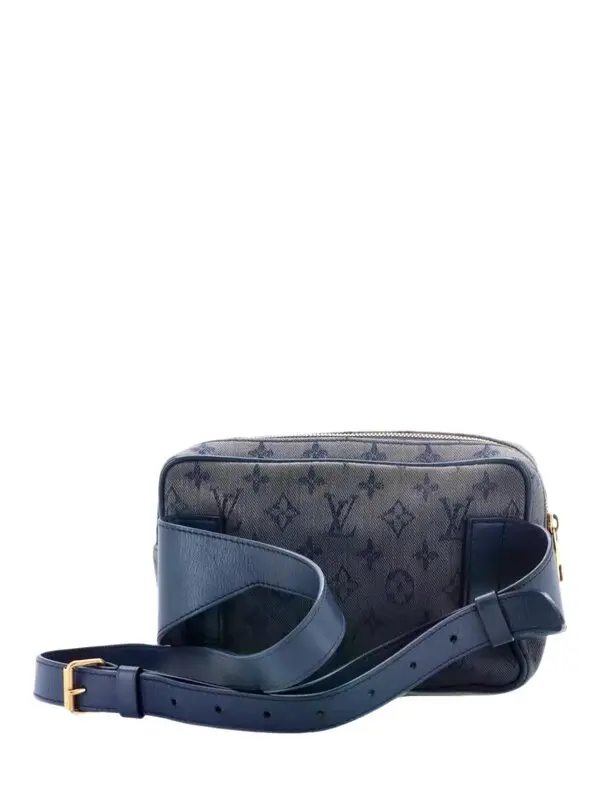 LOUIS VUITTON Monogram Denim Outdoor Bumbag - Blue