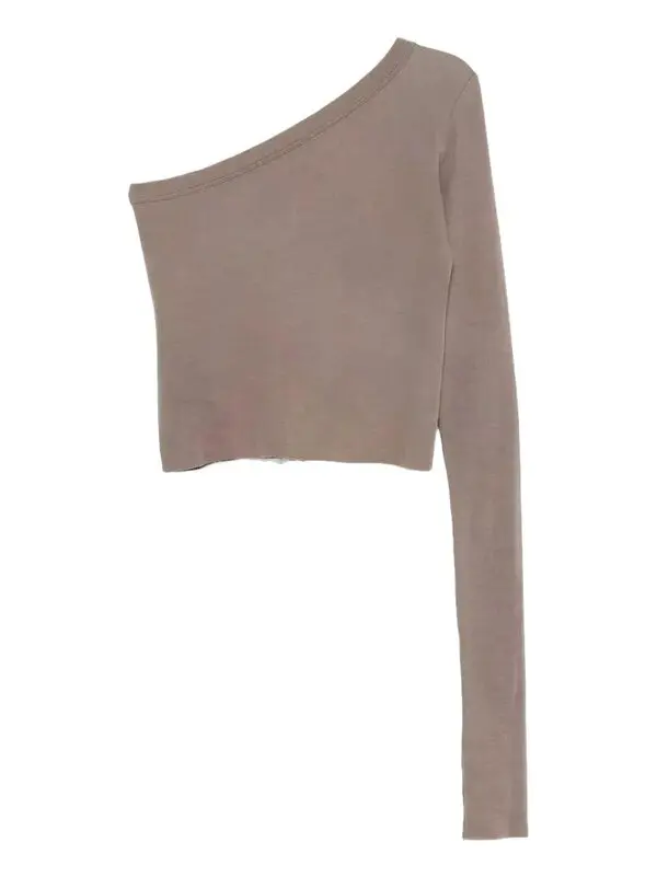 Rick Owens One-shoulder Asymmetric Top - Neutrals