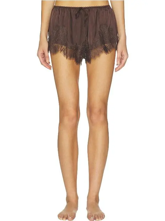 KAT THE LABEL Olivia Short - Espresso