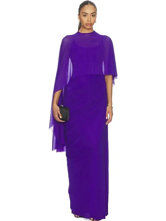 DEME BY GABRIELLA The Devon Gown - Purple