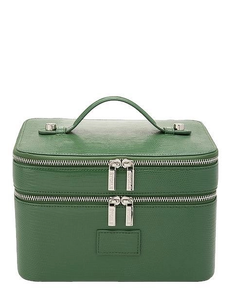 ETOILE COLLECTIVE Duo Vanity Case - Moss Lizard Print