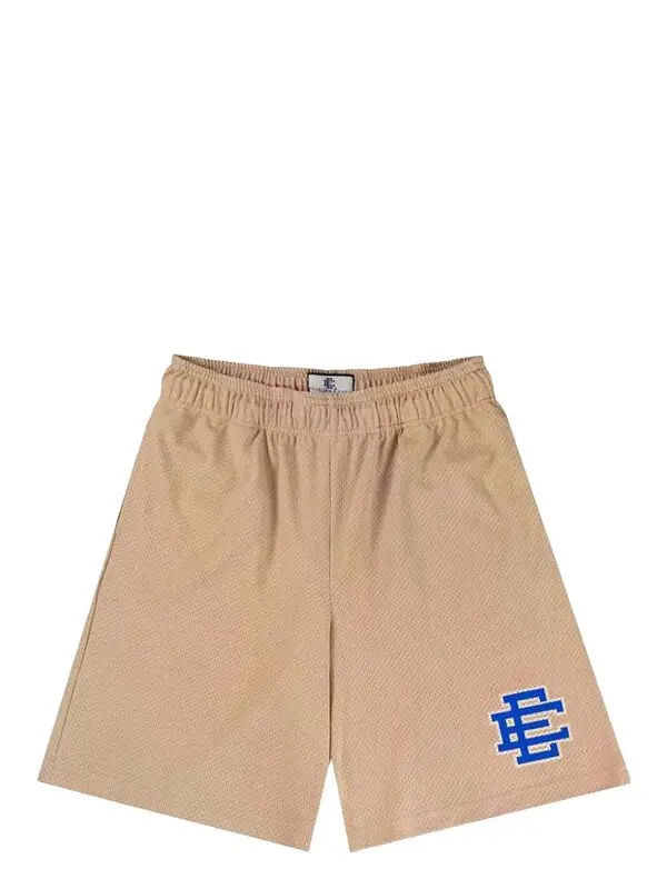 ERIC EMANUEL Baggy Mesh-effect Shorts - Gold
