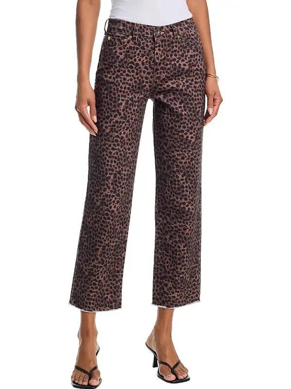 Generation Love Cobel High Rise Jeans - Muted Leopard