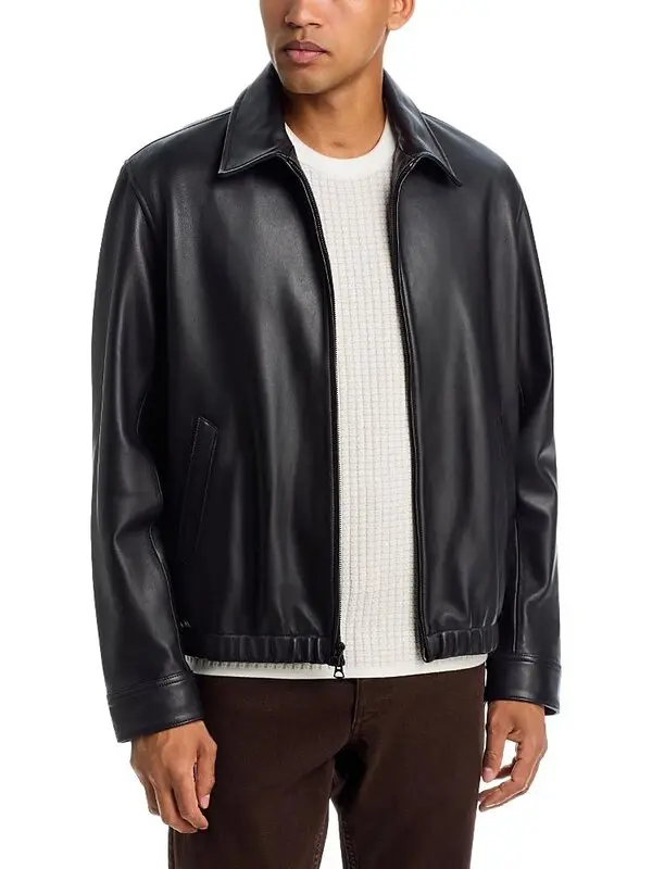 Rag & Bone Harrington Leather Jacket - Black