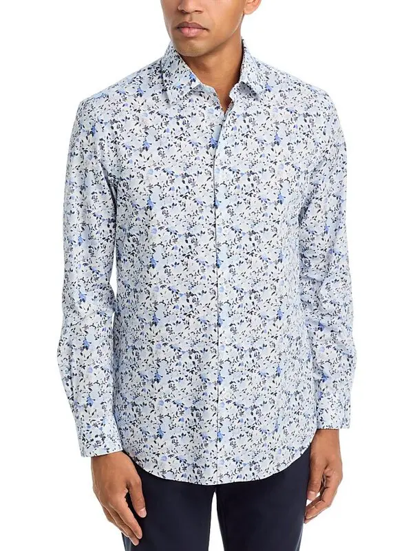 Paul Smith Flower Print Shirt - White
