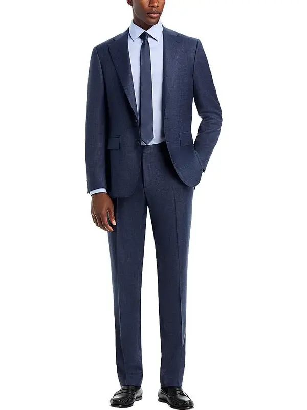Canali Capri Impeccable Weave Slim Fit Suit - Blue