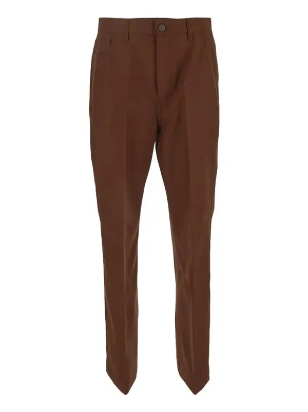 Valentino Garavani Straight Leg Tailored Pants - Brown
