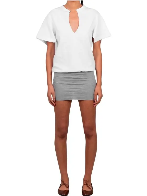 Gimaguas Alina V-neck T-shirt - White