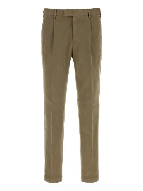 PT TORINO Casual Trousers With Belt Loops - Brown