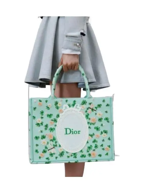 Dior Book Tote Medium Handbag - Multicolor