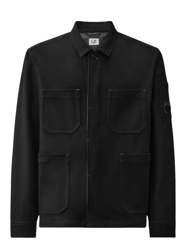 C.P. COMPANY Long-sleeve Casual Jacket - Black