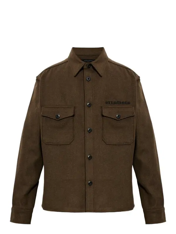 ALLSAINTS Palermo Utility Overshirt - Green