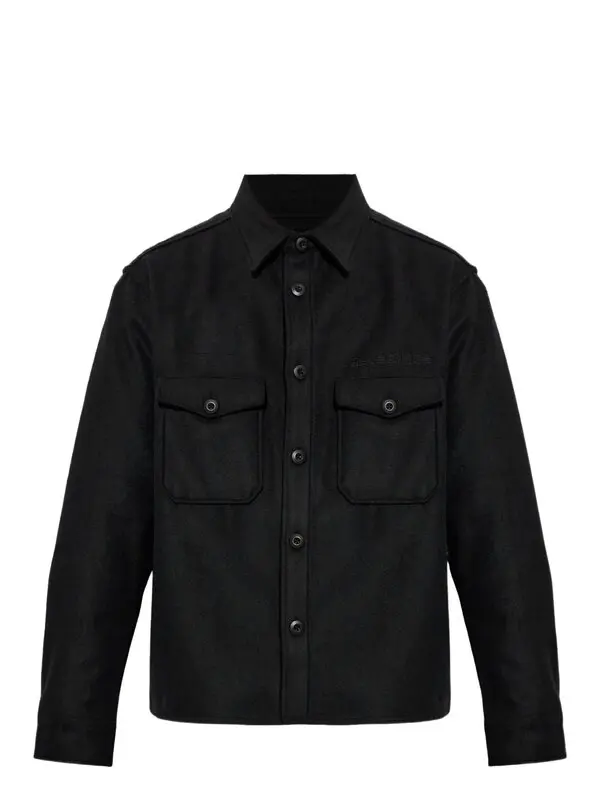 ALLSAINTS Casbah Logo Overshirt - Black