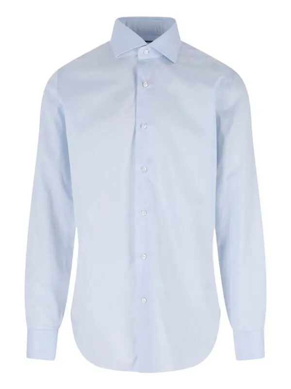 BARBA NAPOLI Regular Fit Dress Shirt - Blue