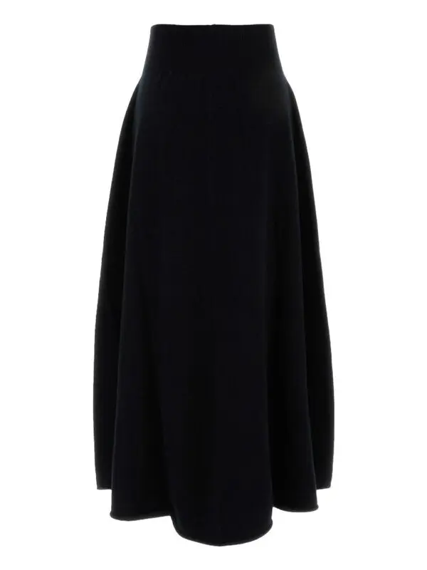 Extreme Cashmere Grace Short Knitted Skirt - Black