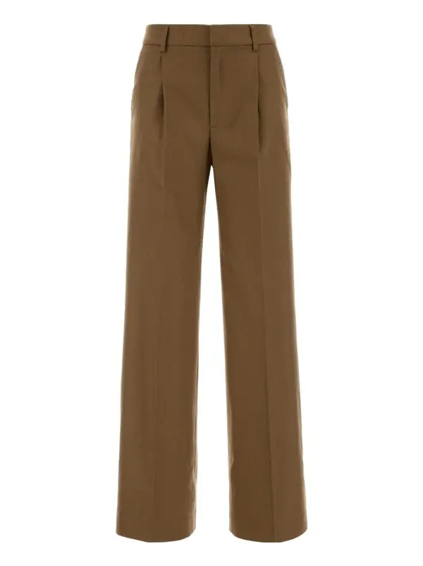 PT TORINO Lola Pleated Trousers - Biscuit