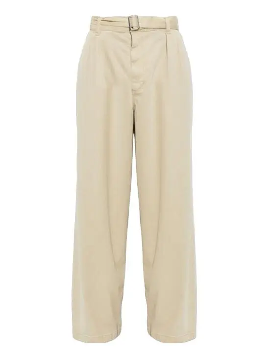 ALLSAINTS Trousers With Belt Loops - Stone Brown