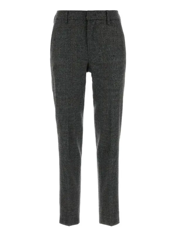 PT TORINO Tailored Trousers With Belt Loops - Black