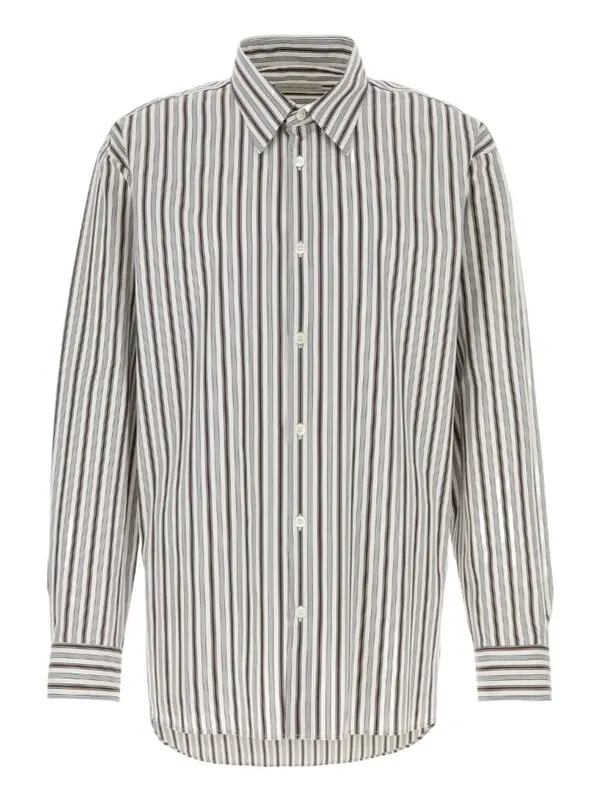 Dries Van Noten Croom Embroidered Stripe Shirt - No