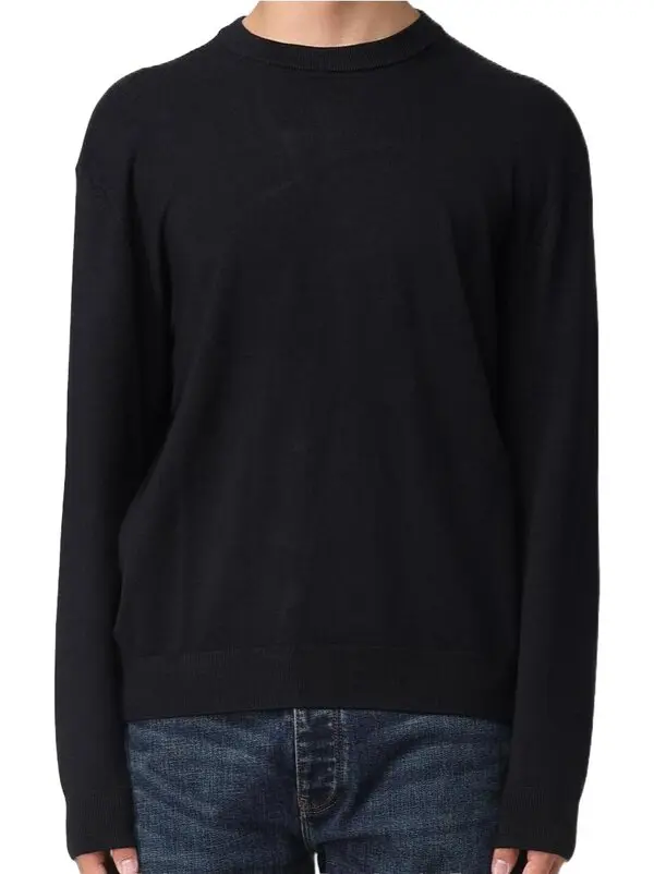 Armani Exchange Long-sleeved Knitted Shirt - Black
