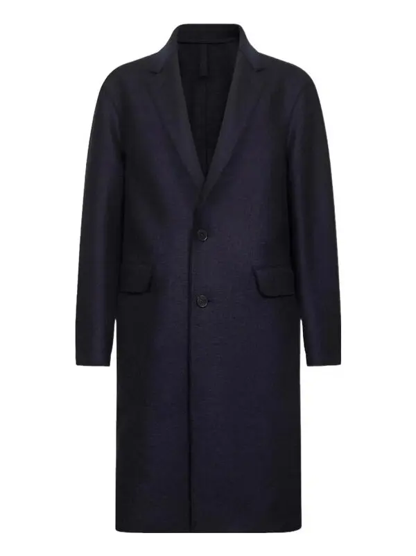 Harris Wharf London Long-sleeved Coat - Blue