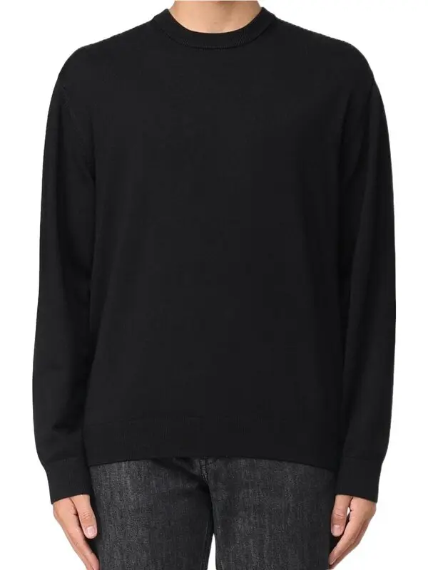 Armani Exchange Logo-patch Sweater - Black