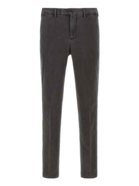 PT TORINO Tailored Trousers With Belt Loops - Black