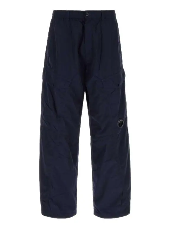 C.P. COMPANY Casual Trousers With Belt Loops - Black