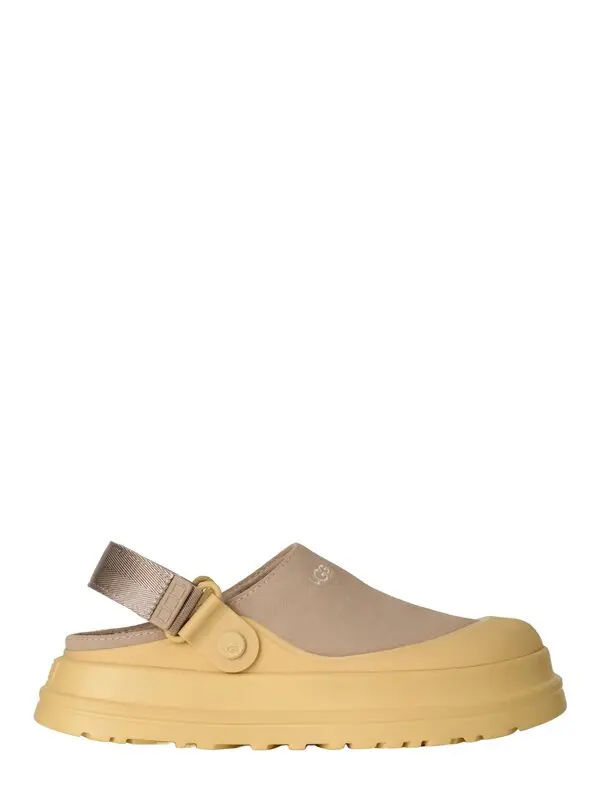 UGG Round Toe Flat Sole Shoes With Letter Details - Moonlight