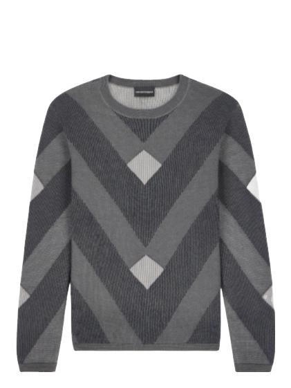 Emporio Armani Crew Neck Pullover - Blue