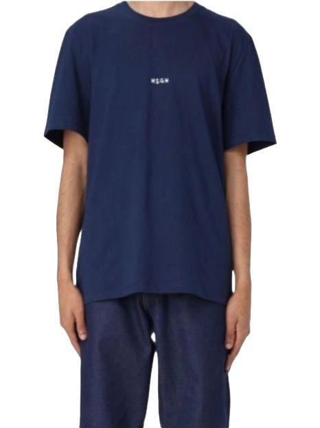 MSGM Short-sleeved T-shirt - Navy Blue