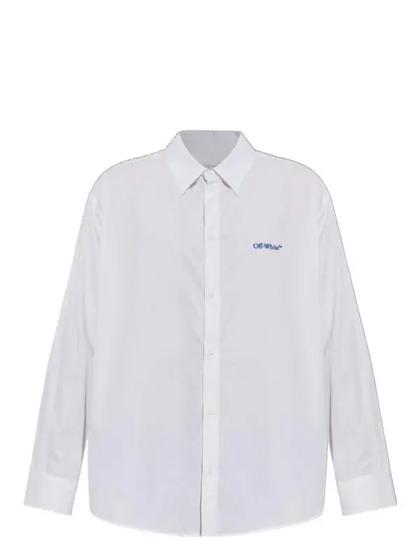 Off-White Arrows-print Cotton Shirt - White