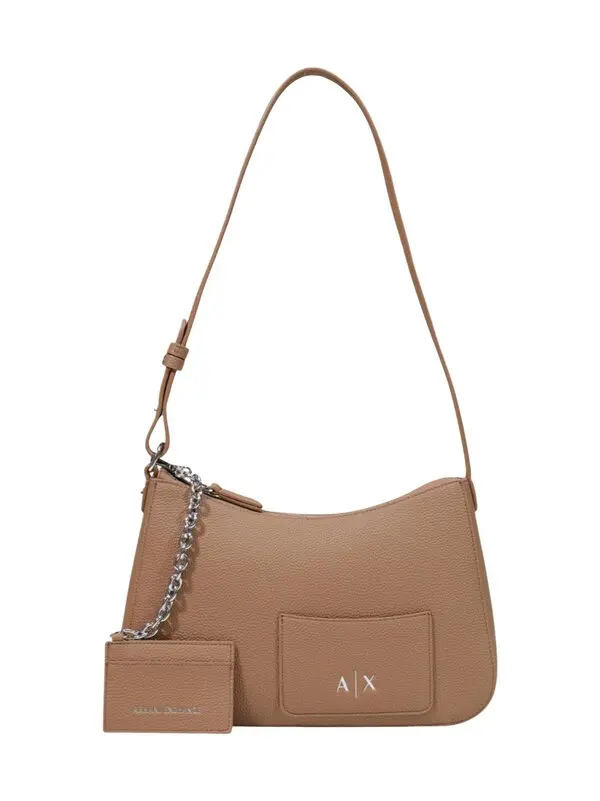 Armani Exchange Card Holder Detail Shoulder Bag - Brown