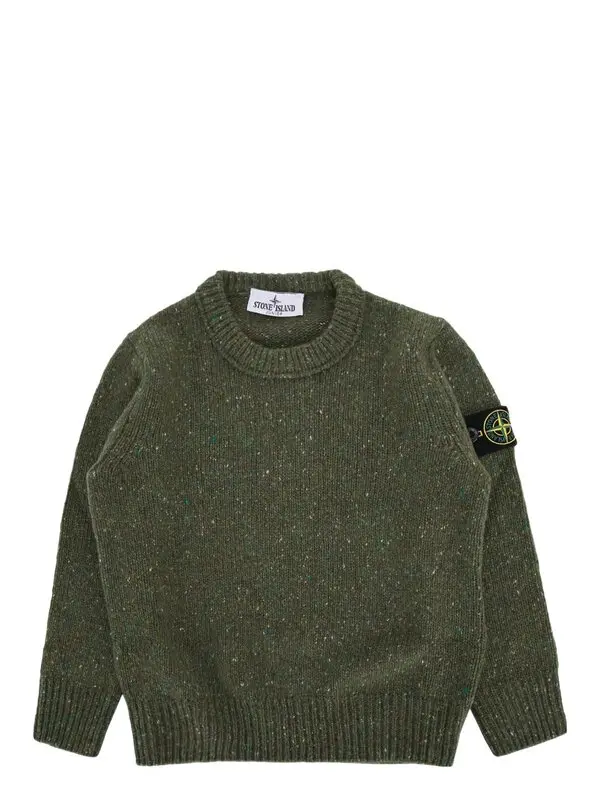 Stone Island Long-sleeved Crew Neck Sweater - Green