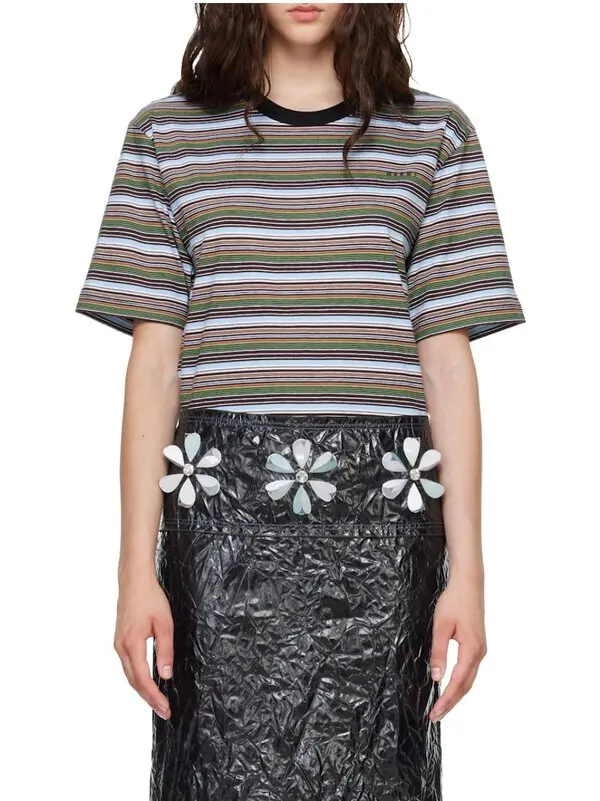 Marni Striped Jersey T-shirt - Multicolor
