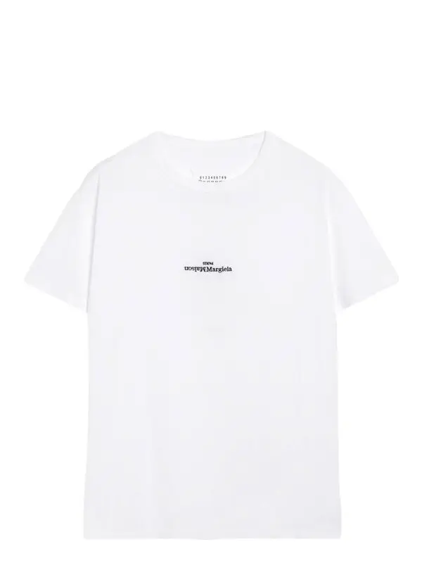 MAISON MARGIELA Crewneck Short-sleeved T-shirt - White