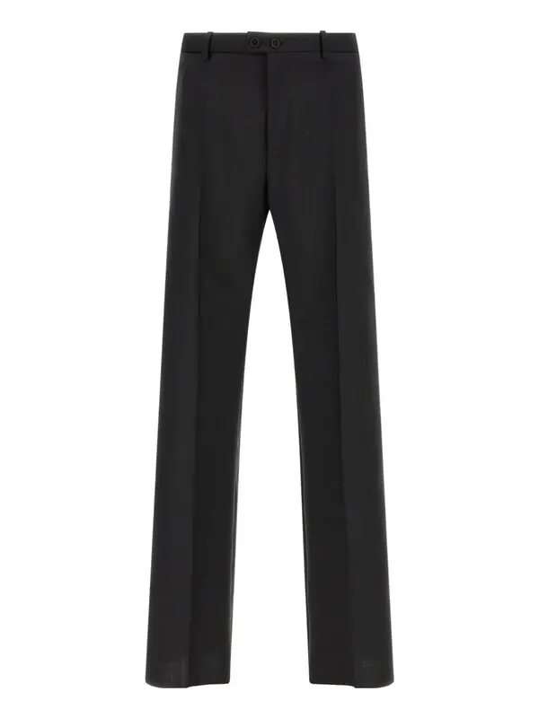 JIL SANDER Straight Leg Trousers - Black