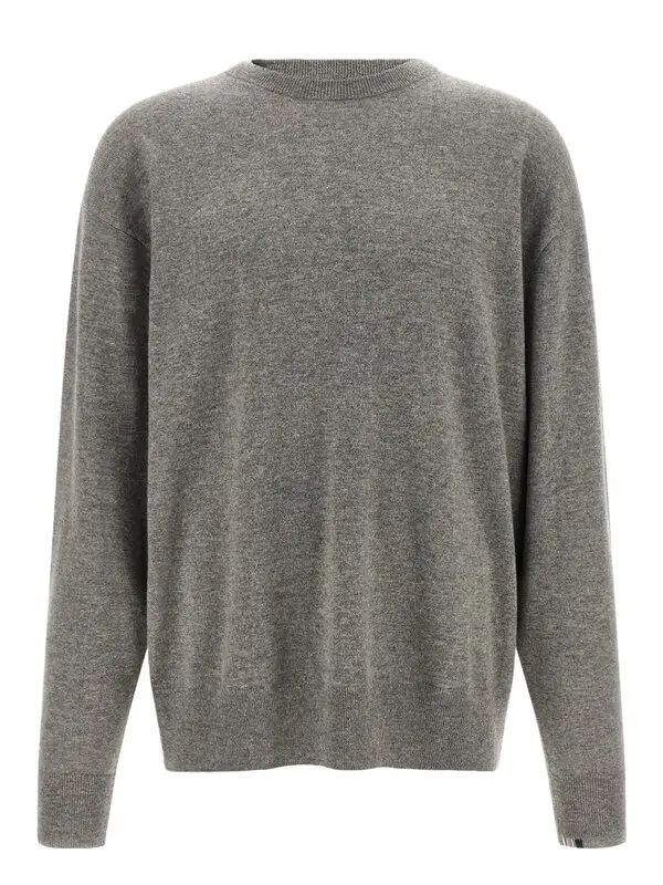 Extreme Cashmere Long-sleeved Crew Neck Sweater - Grey