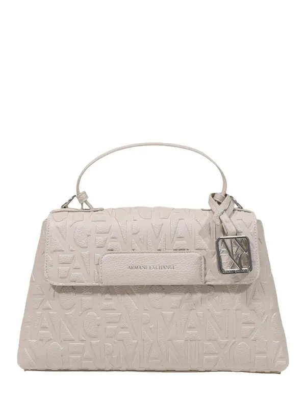 Armani Exchange Flap Shoulder Bag With Embossed Logo - No