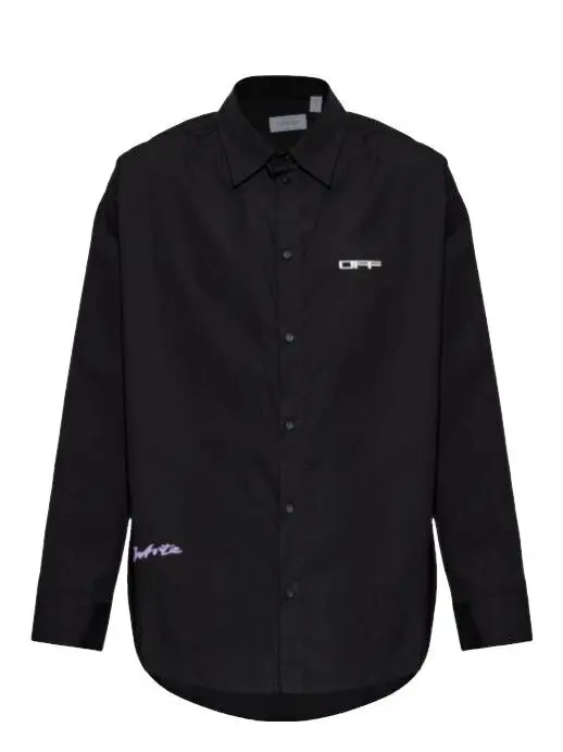 Off-White Long-sleeved Shirt - Black