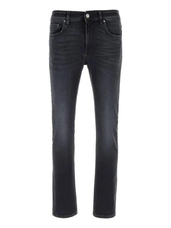 PT TORINO Skinny Stretch Denim Jeans - Black