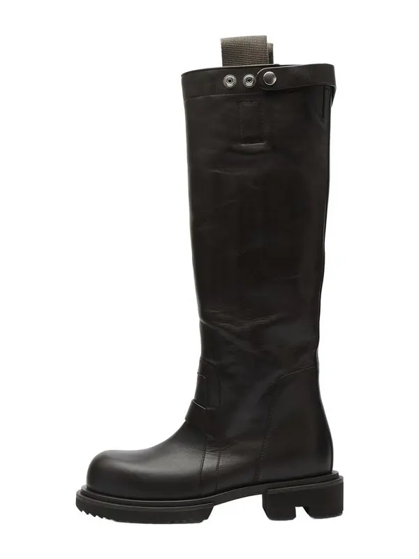 Rick Owens Knee High Boots - Grease