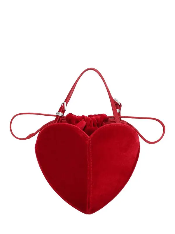 ROTATE BY BIRGER CHRISTENSEN Velvet Heart Bag - Rosso