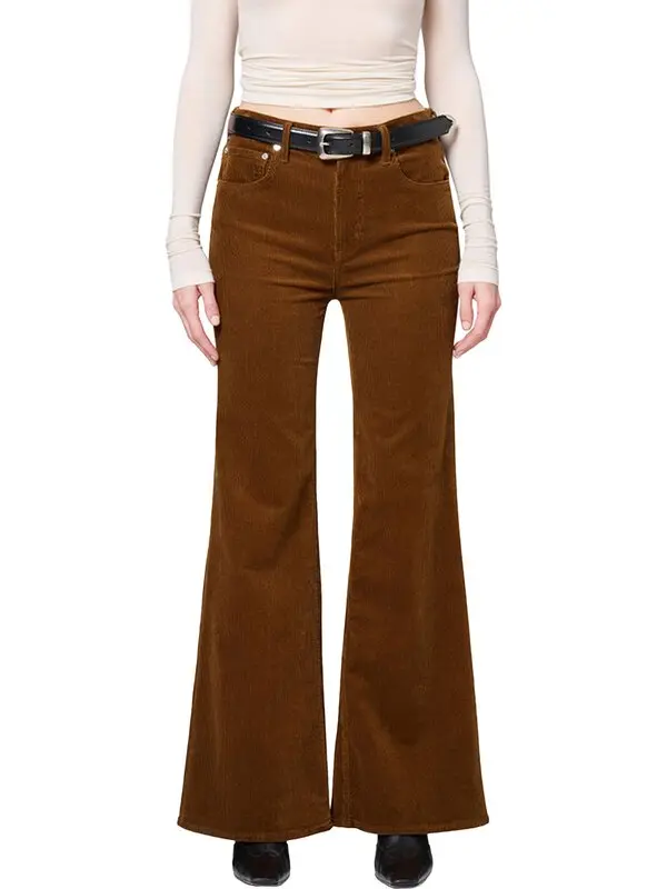 Citizens Of Humanity Kimberly 70's Flare Corduroy Trousers - Marrone