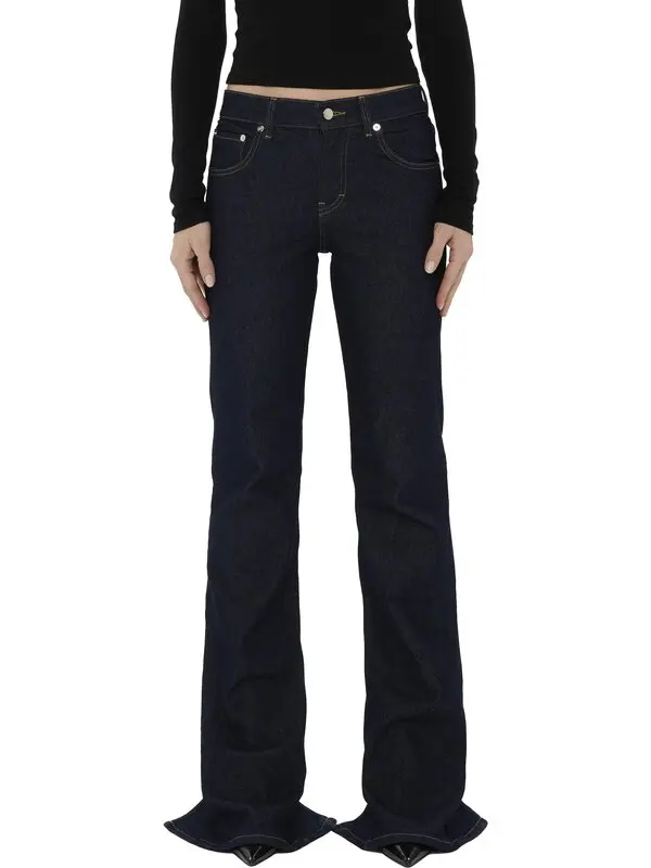 HAIKURE Chewy Normal Wash Jeans - Nero